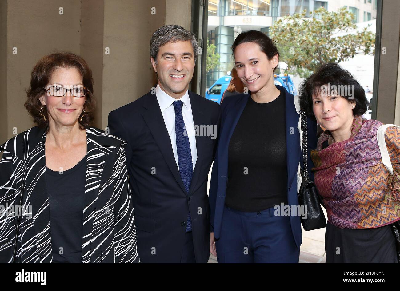 From left, Joan Weinstein, Deputy Director The Getty Foundation ...