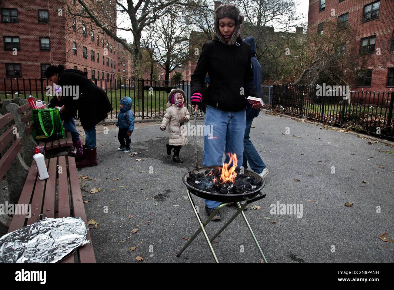 Left without electricity in the aftermath of Hurricane Sandy, Dedra ...