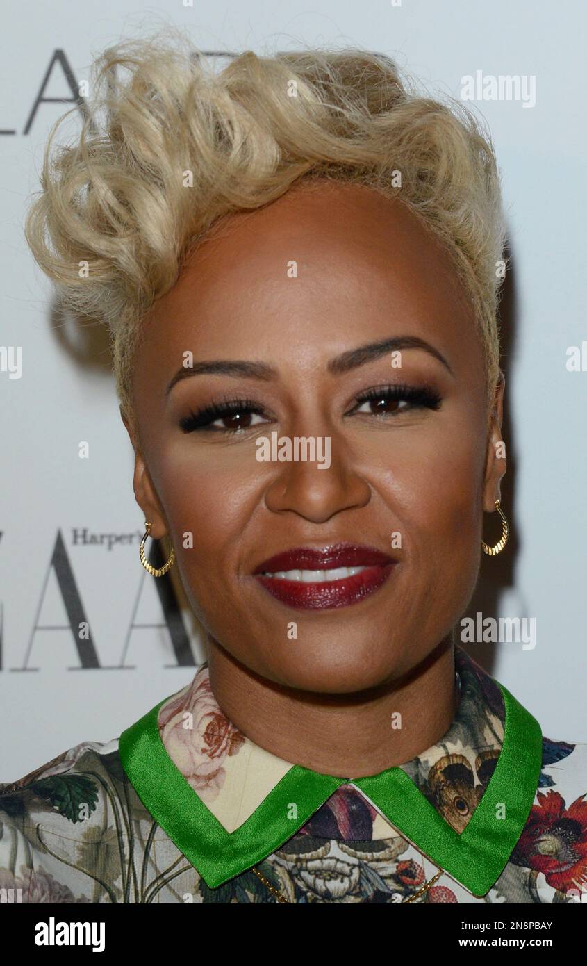 Emilie Sande is seen at the Harper's Bazaar Woman of the Year Awards ...