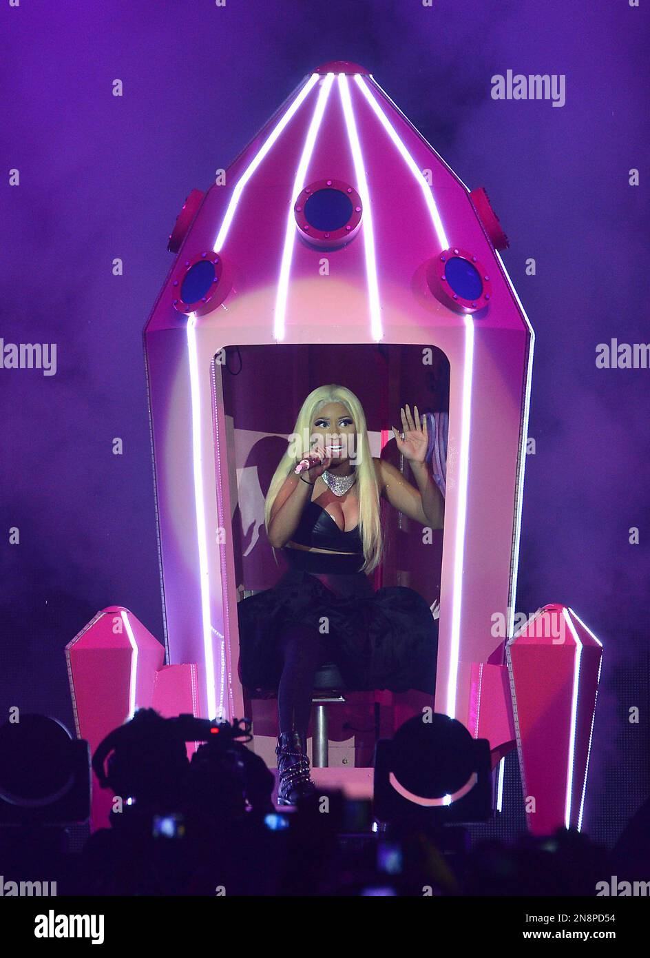 Nicki Minaj's UK arena tour promoting the release of her second album ...