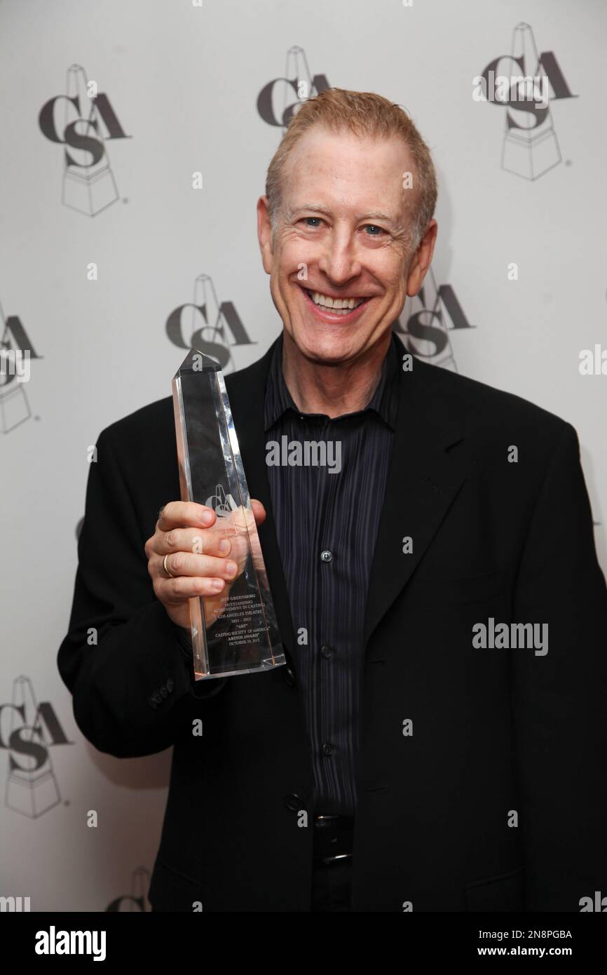 Jeff Greenberg, Los Angeles Theatre winner poses backstage during the ...