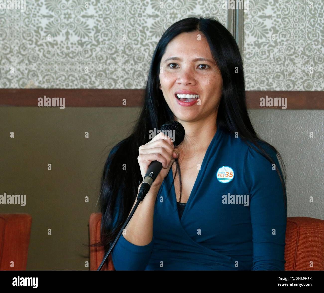 Founder of California Against Slavery Daphne Phung attends Afternoon ...