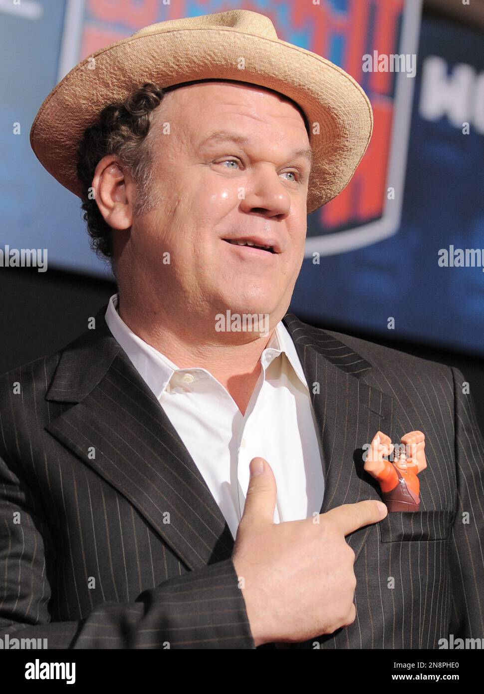 John C. Reilly arrives at the world premiere of "Wreck-It Ralph" at El ...