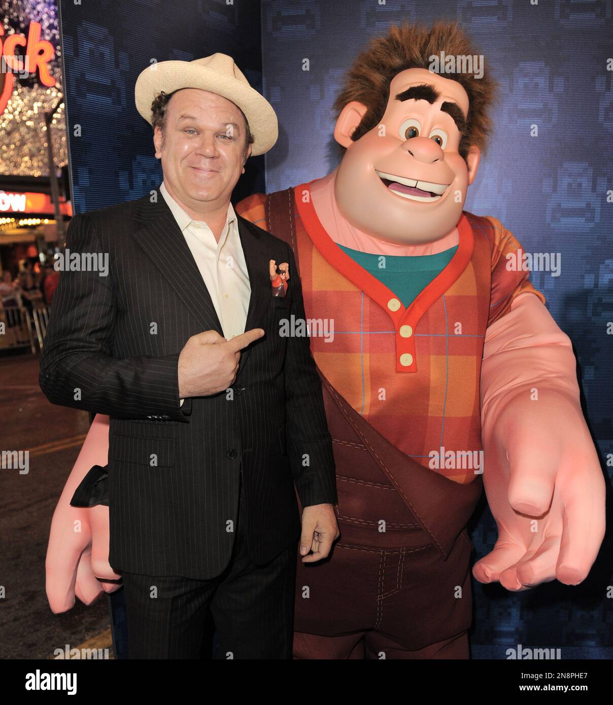John C. Reilly arrives at the world premiere of "Wreck-It Ralph" at El ...