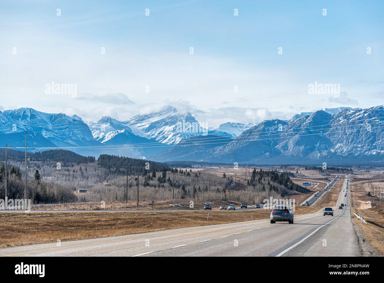 Trans canada highway winding hi-res stock photography and images - Alamy