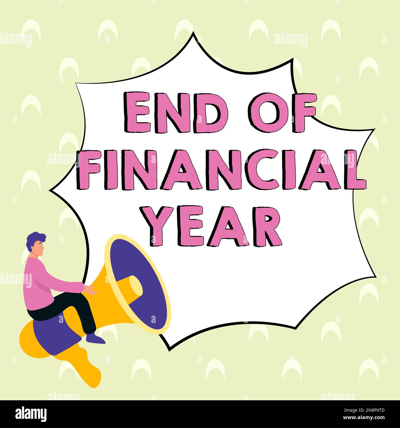 Writing displaying text End Of Financial Year. Business approach Revise ...