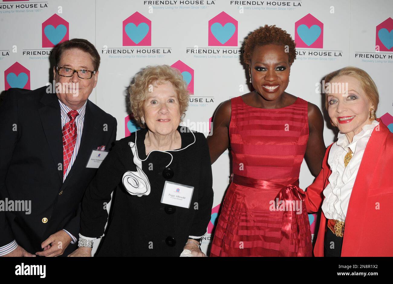 Michael Hollingsworth, from left. Peggy Albrecht, Viola Davis, and Anne ...