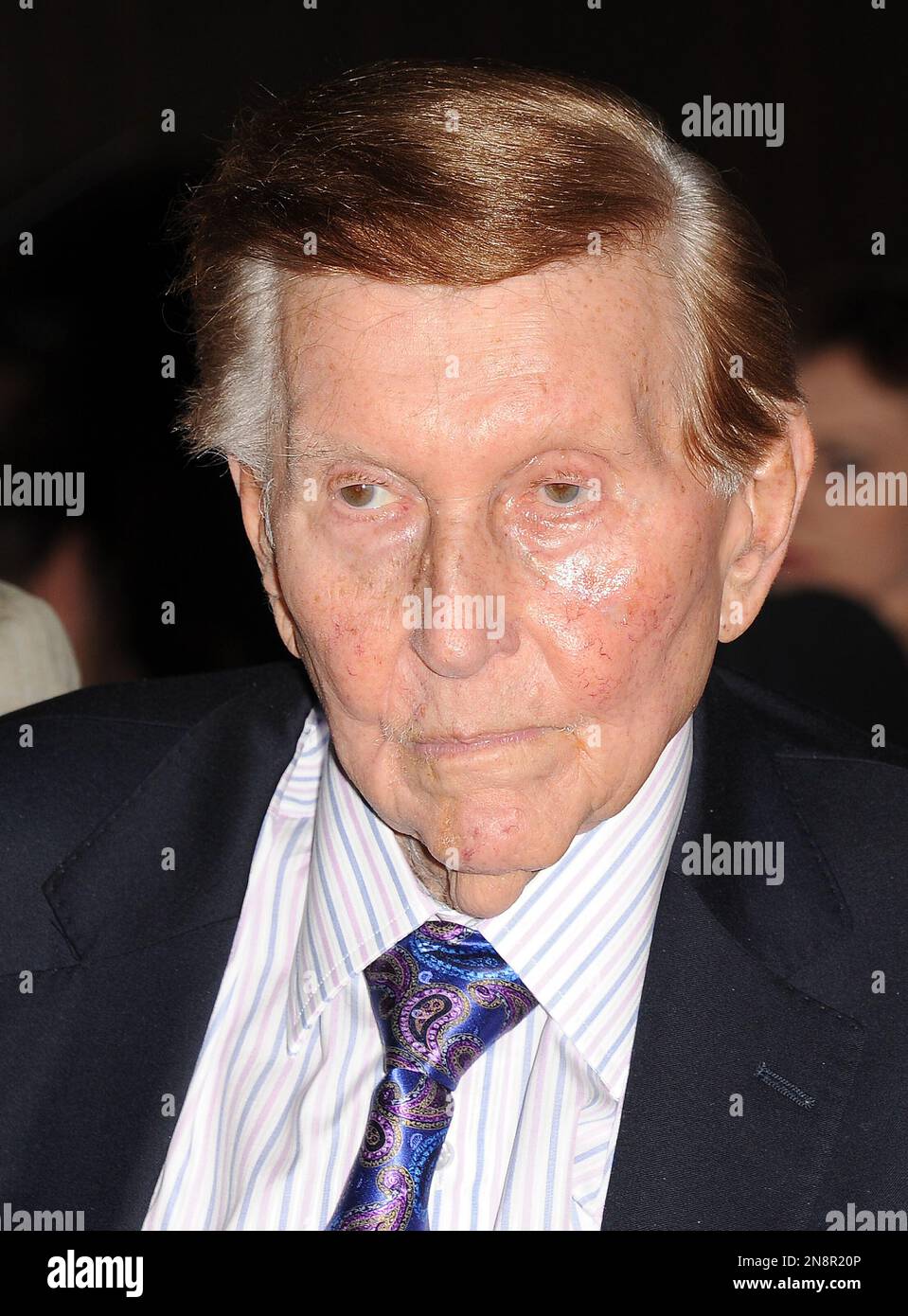 Sumner Redstone is seen at the LA Friendly House Luncheon on Saturday ...