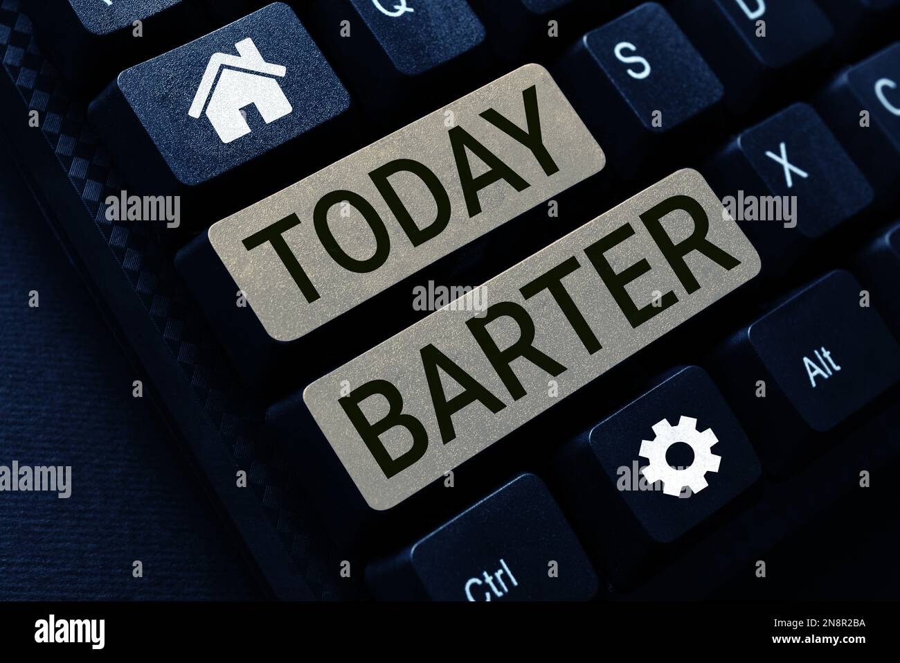 Conceptual display Barter. Business approach trade by exchanging one ...