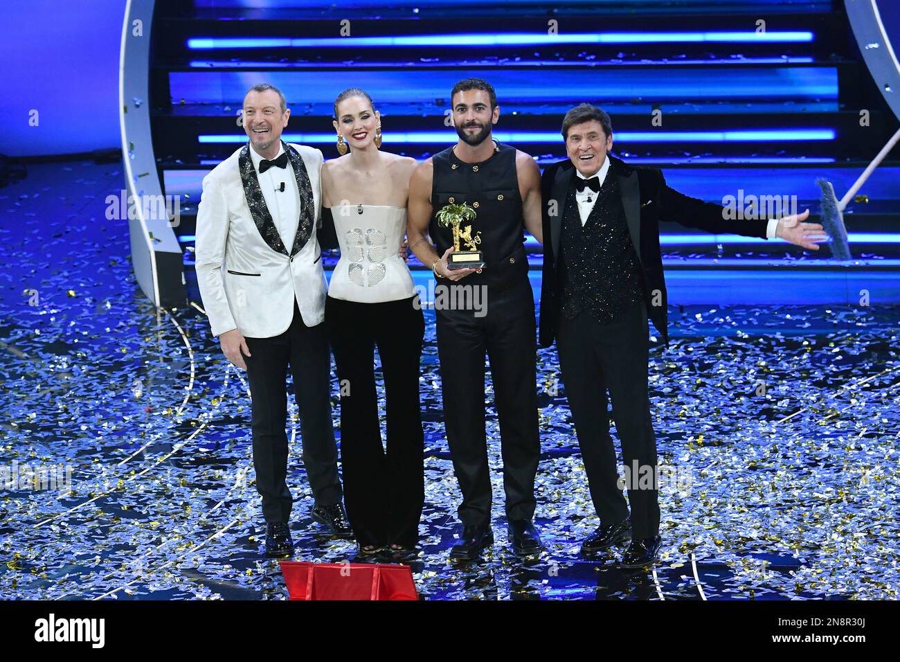 Sanremo, 73rd Italian Song Festival, Final Evening. Marco Mengoni Wins ...