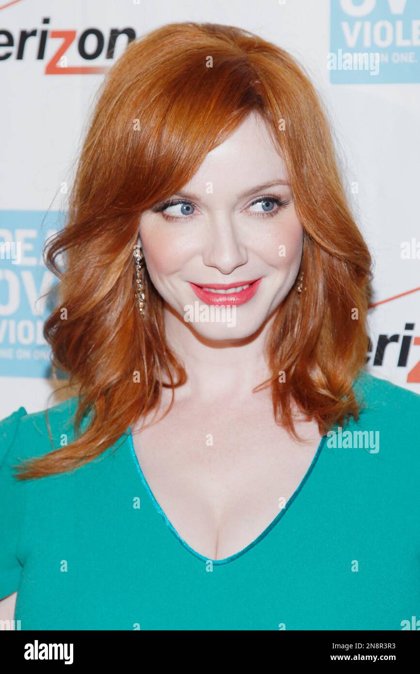Christina Hendricks arrives at the Peace Over Violence Humanitarian ...