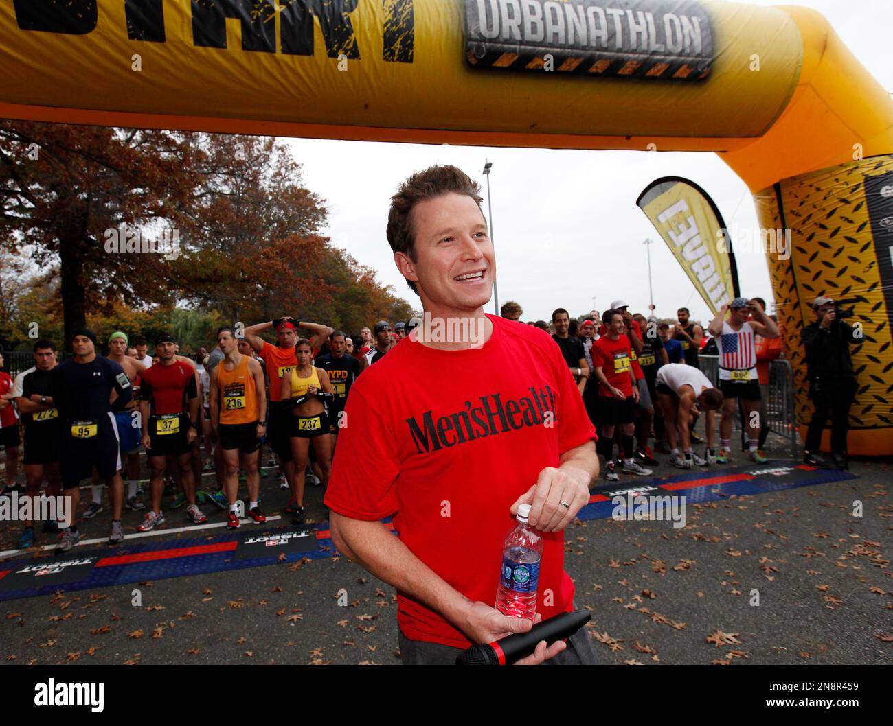 IMAGE DISTRIBUTED FOR MEN'S HEALTH -Celebrity host Billy Bush greets ...