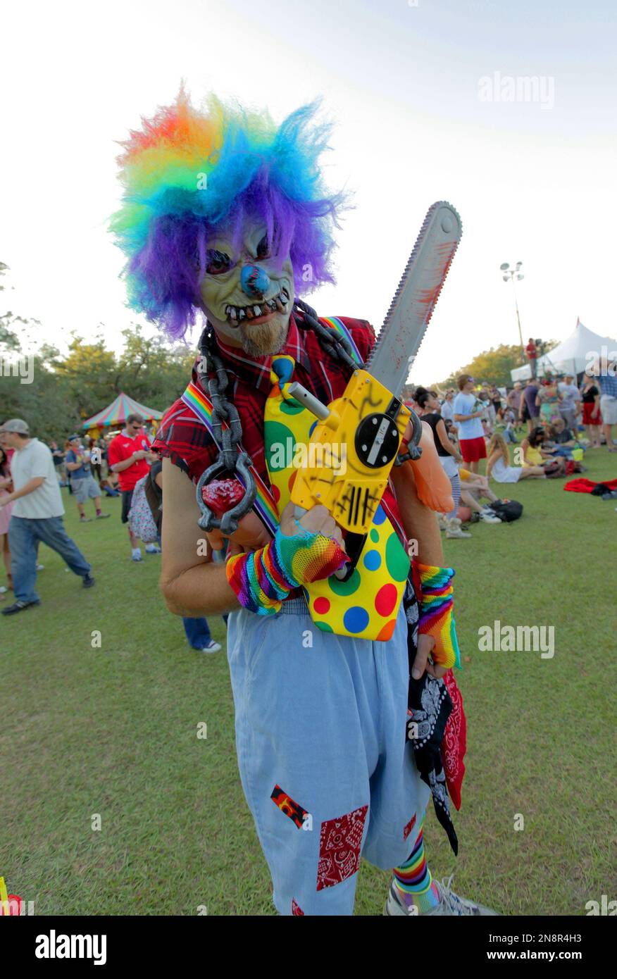 Guests at the Voodoo Experience on Friday, Oct. 26, 2012, in New ...