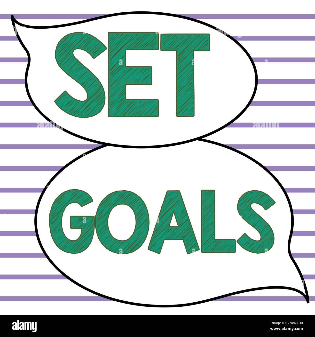 Inspiration showing sign Set Goals. Concept meaning Defining or ...