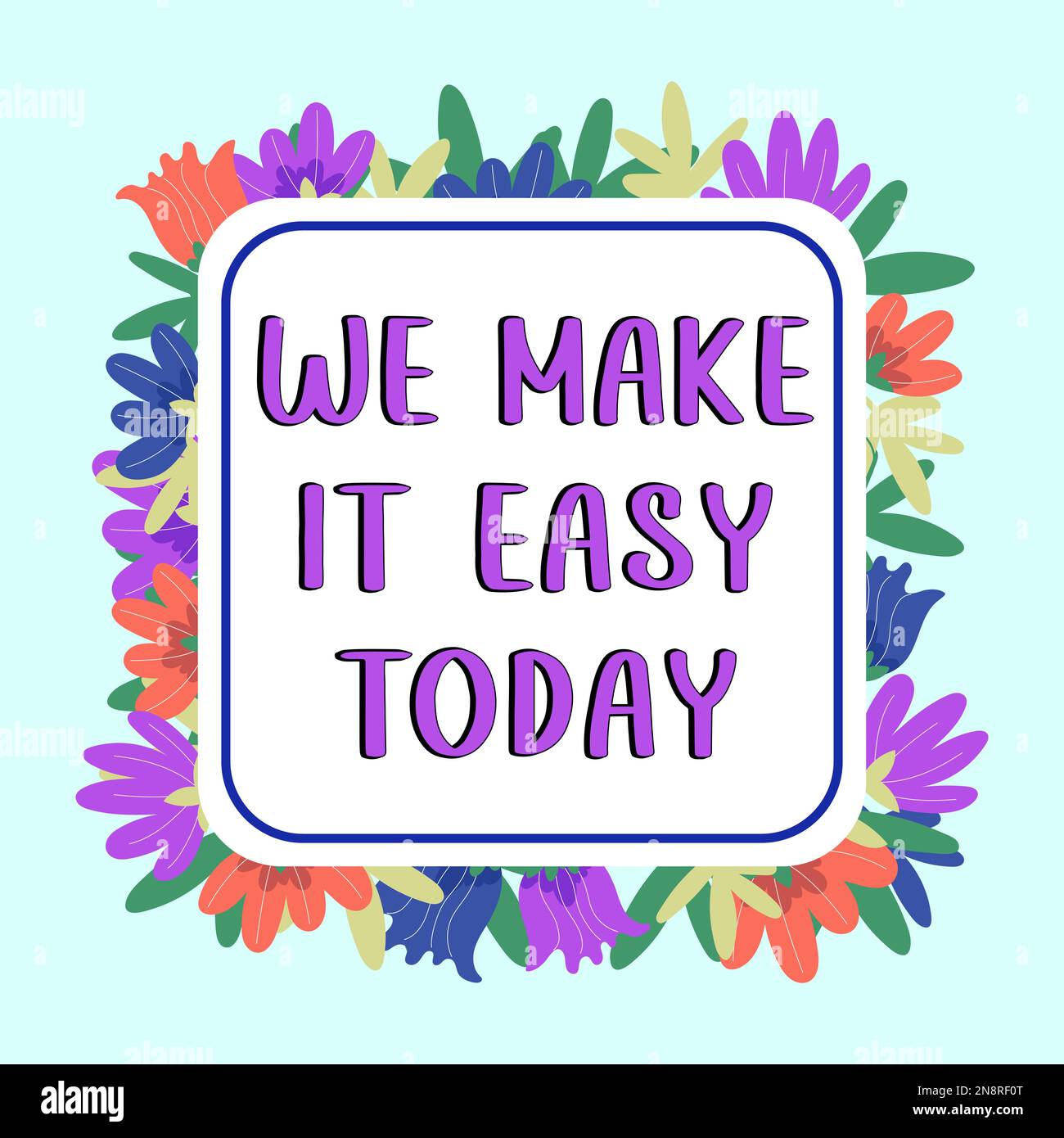 Text sign showing We Make It Easy Today. Business concept Offering ...