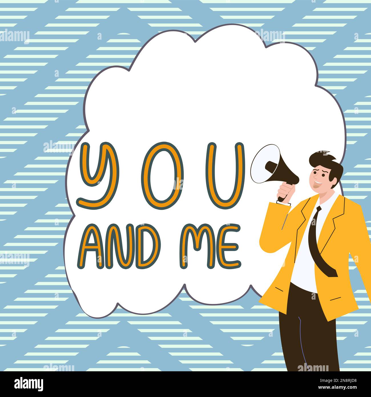 Text caption presenting You And Me. Concept meaning Couple Relationship ...