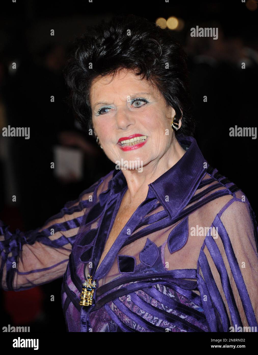 Eunice Gayson arrives at the world premiere of Skyfall James Bond 007 ...