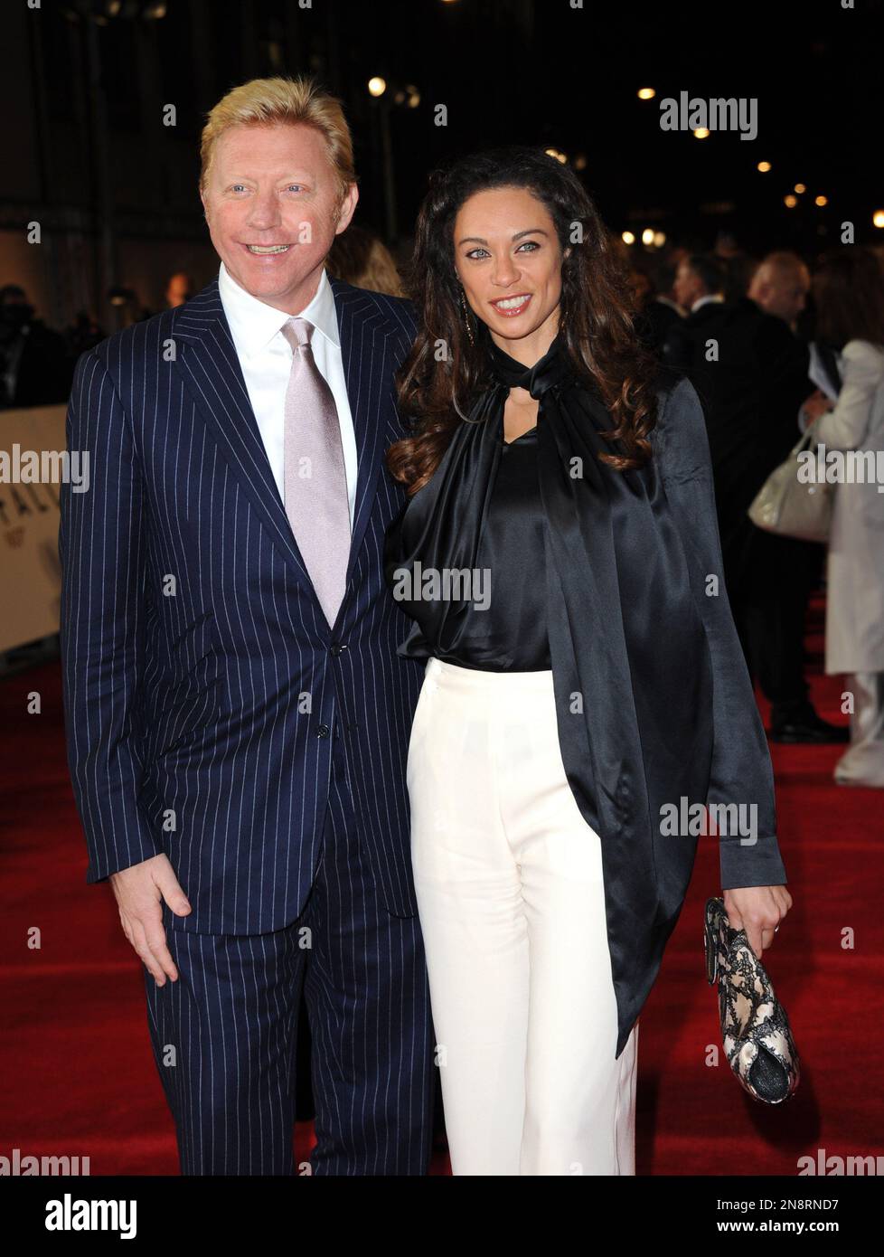 Boris Becker, Lily Becker arrives at the world premiere of Skyfall ...