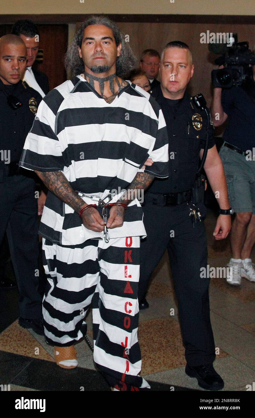 Denny Phillips is led from an Oklahoma County Courtroom in Oklahoma ...