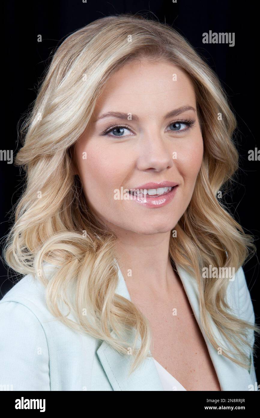 Canadian film and television actress Elisha Cuthbert poses for a ...