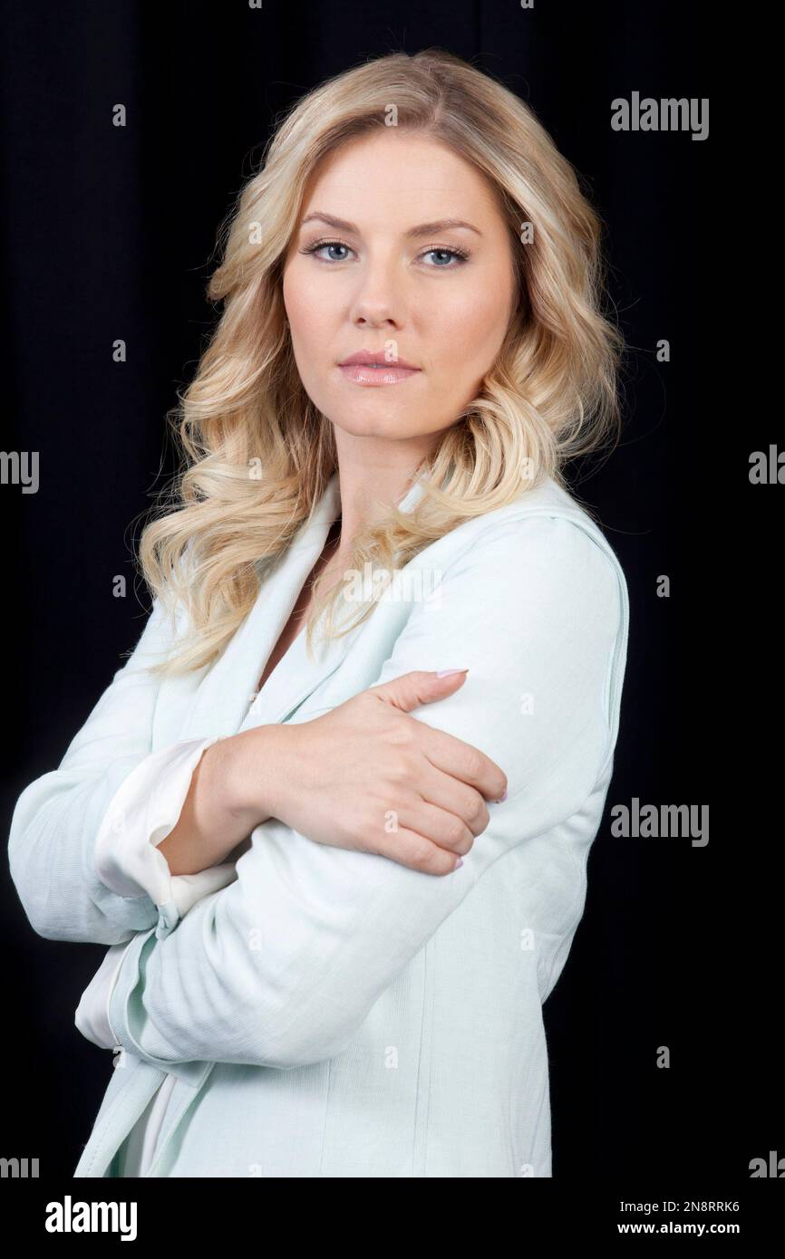 Canadian film and television actress Elisha Cuthbert poses for a ...
