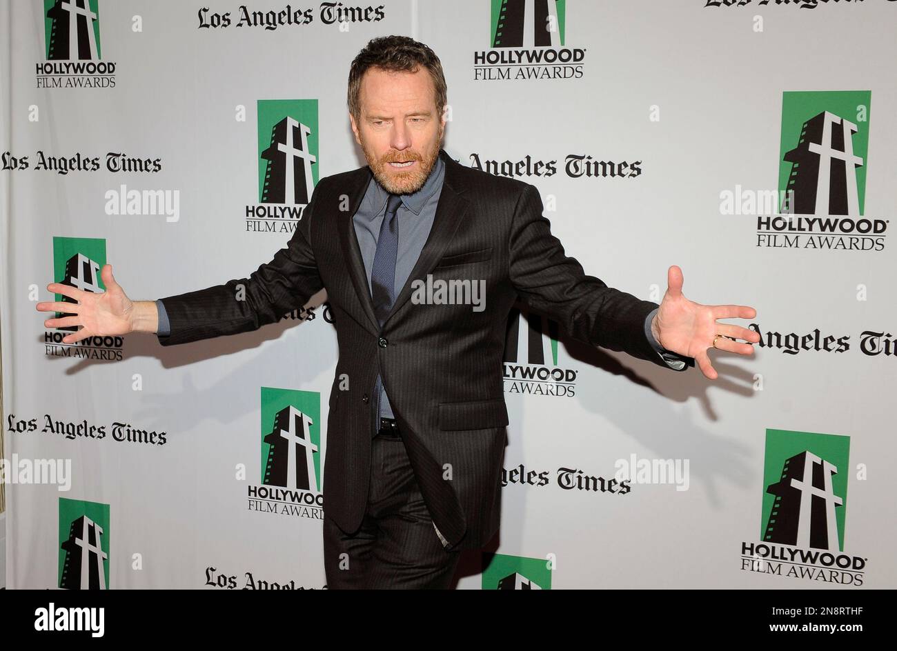 Actor Bryan Cranston, one of the recipients of the Hollywood Ensemble ...