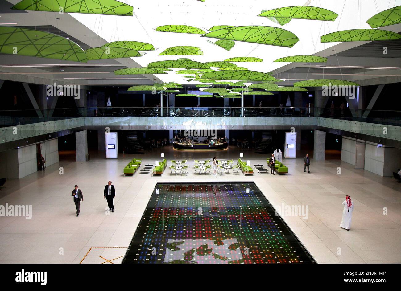 This Thursday, Sept. 20, 2012 photo shows the exhibition hall of the ...