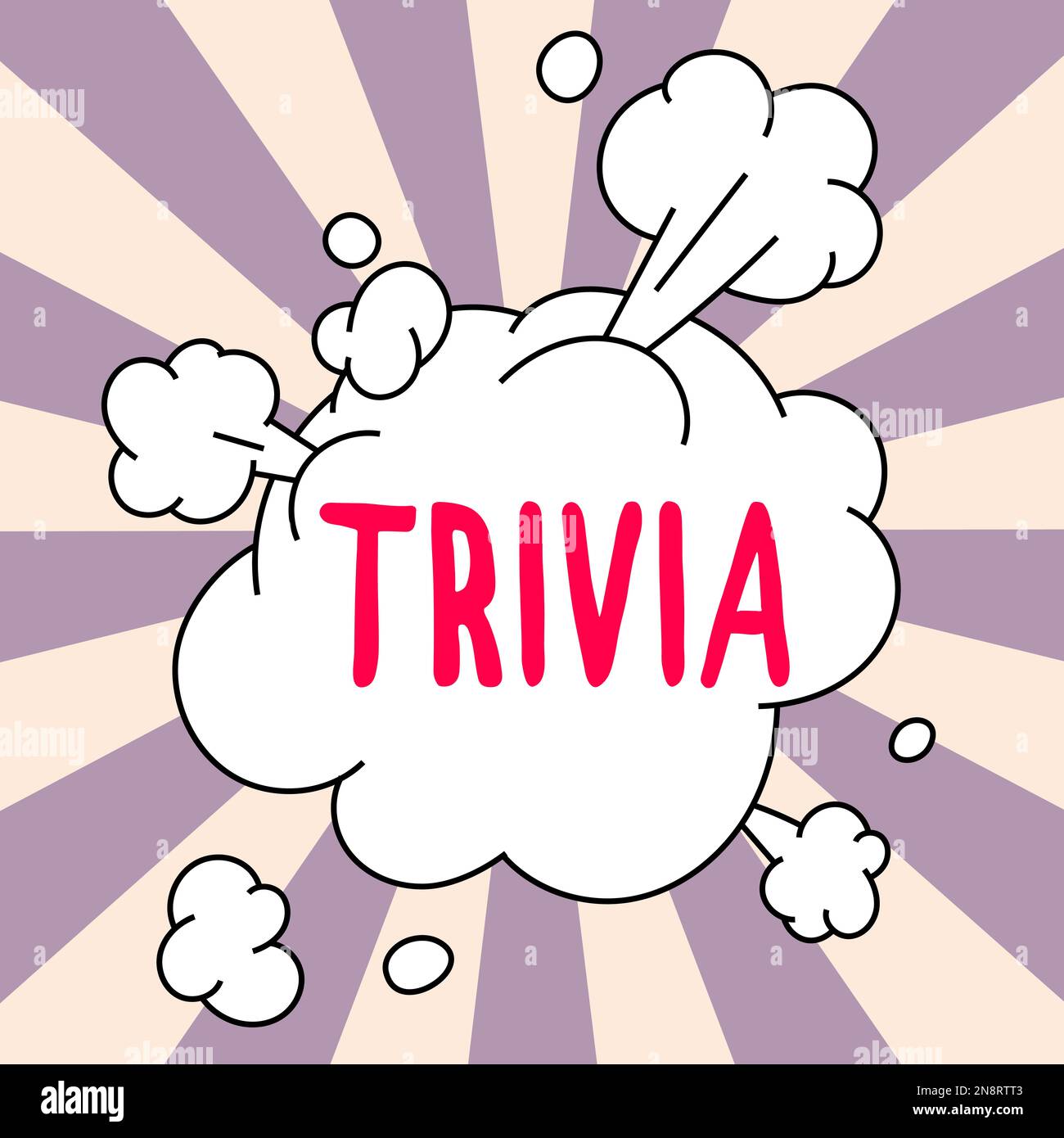 Sign displaying Trivia. Conceptual photo details considerations pieces ...