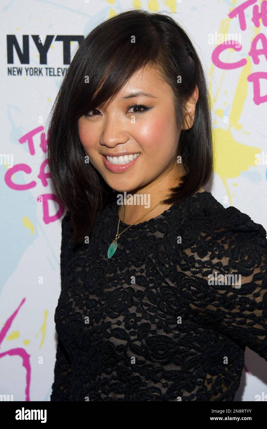 Ellen Wong attends "The Carrie Diaries" premiere on Monday, Oct. 22 ...