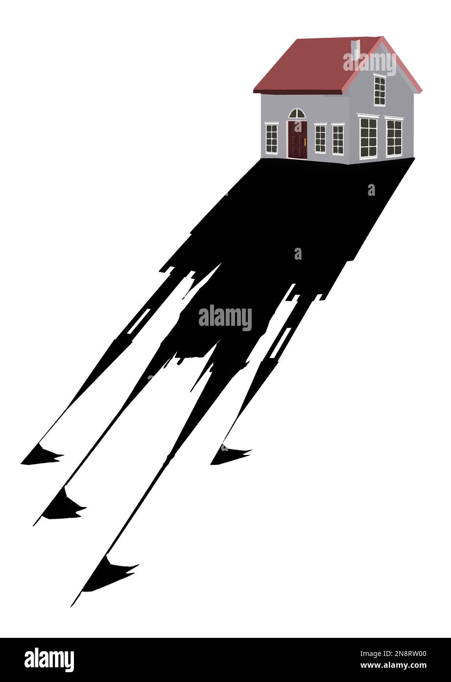 A home casts the shadow of a castle. A man’s home is his castle is the ...