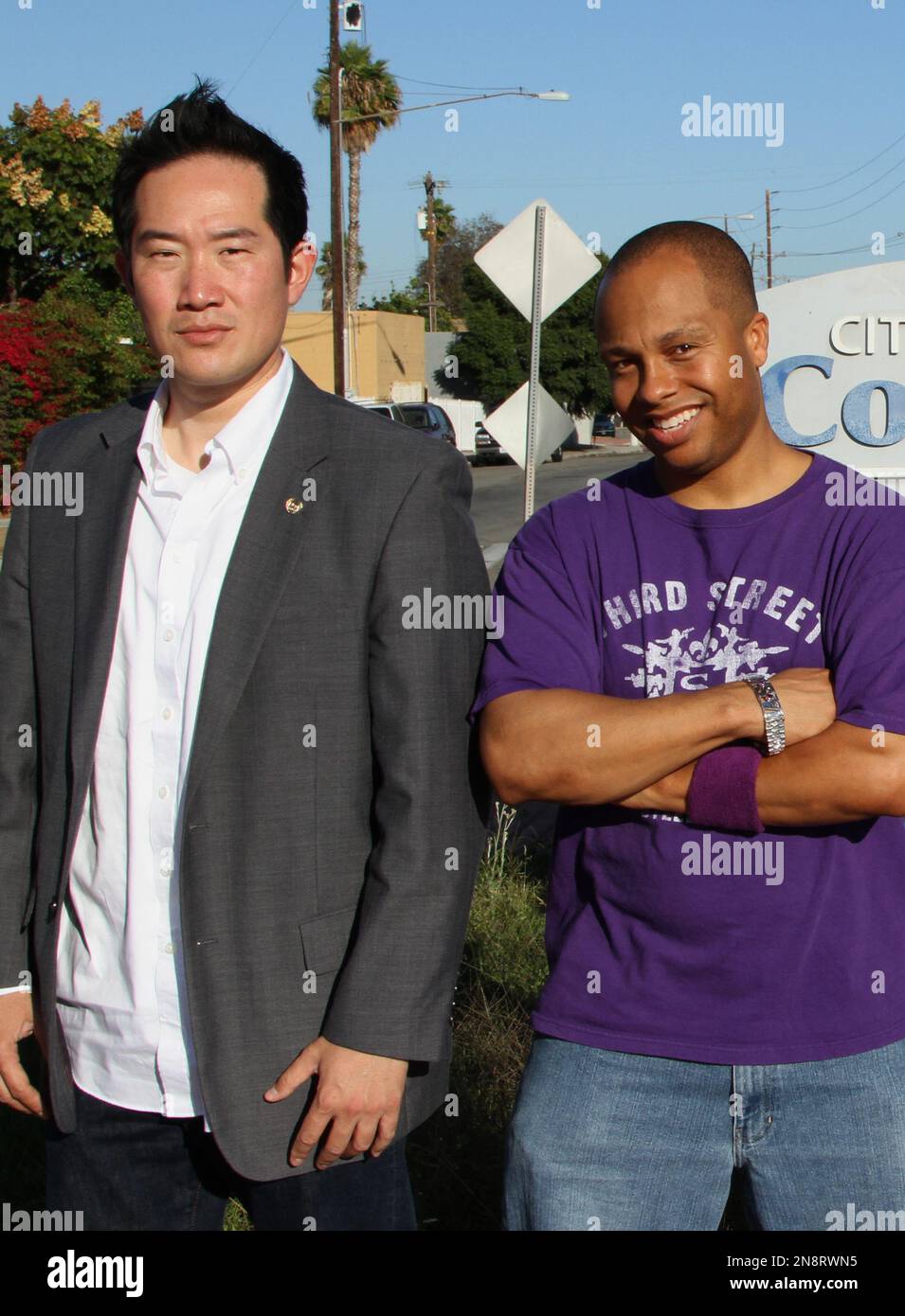 Actors Charles Kim and Arif S. Kinchen at A Day With Cast Members of ...