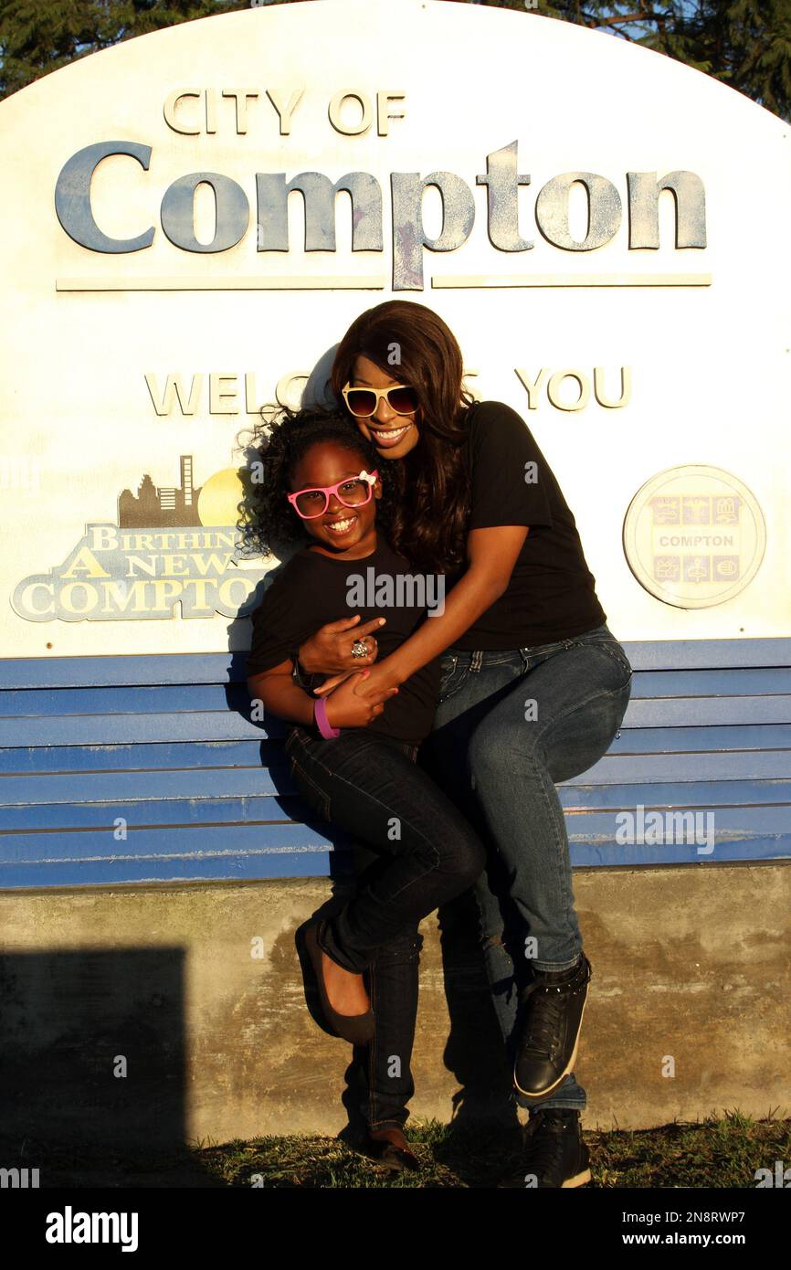 Actors Jayda Brown and Porscha Coleman at A Day With Cast Members of ...