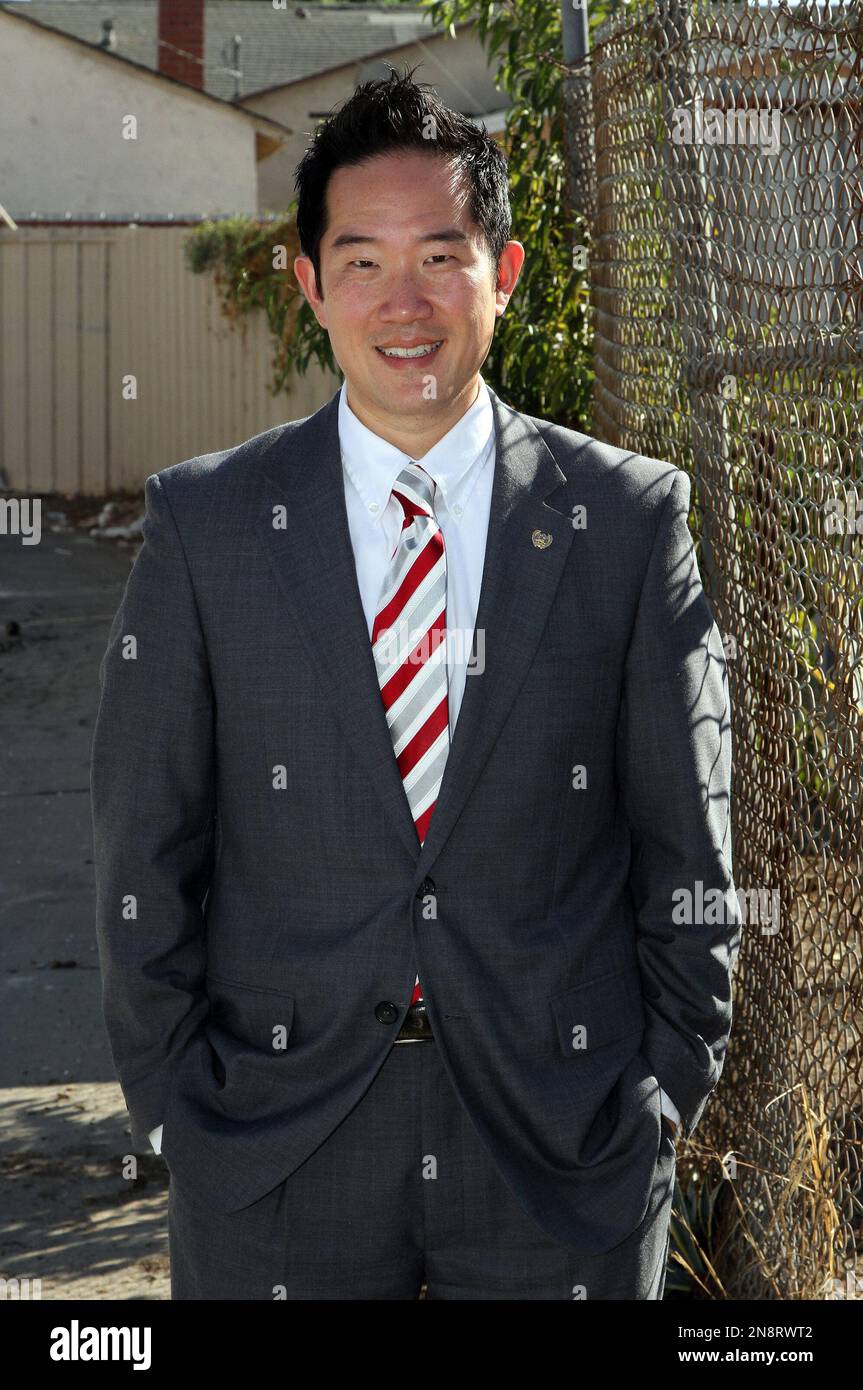 Actor Charles Kim at A Day With Cast Members of Christmas In Compton on ...