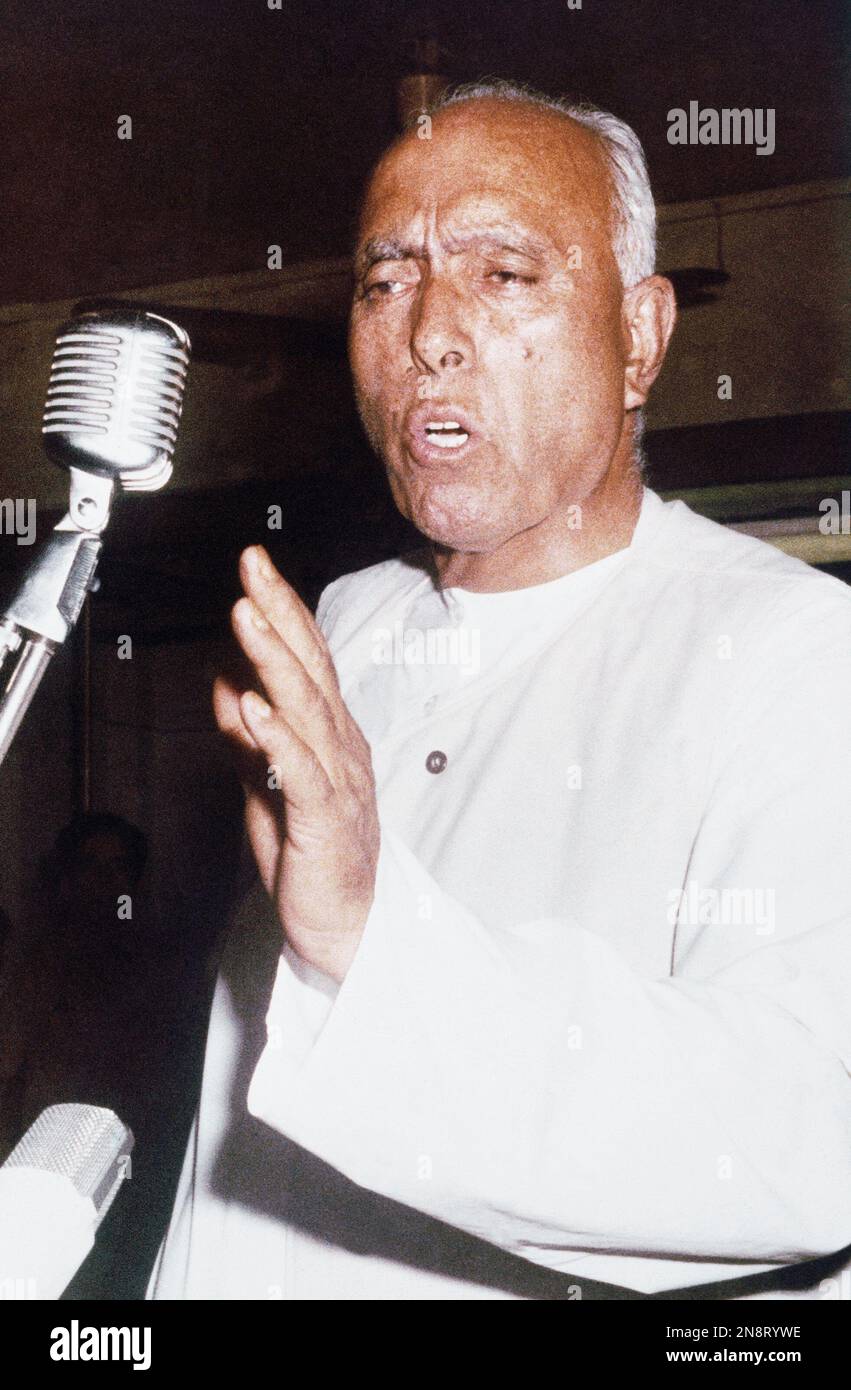 Sheik Mohammed Abdullah former Chief Minister of Kashmir who may soon ...