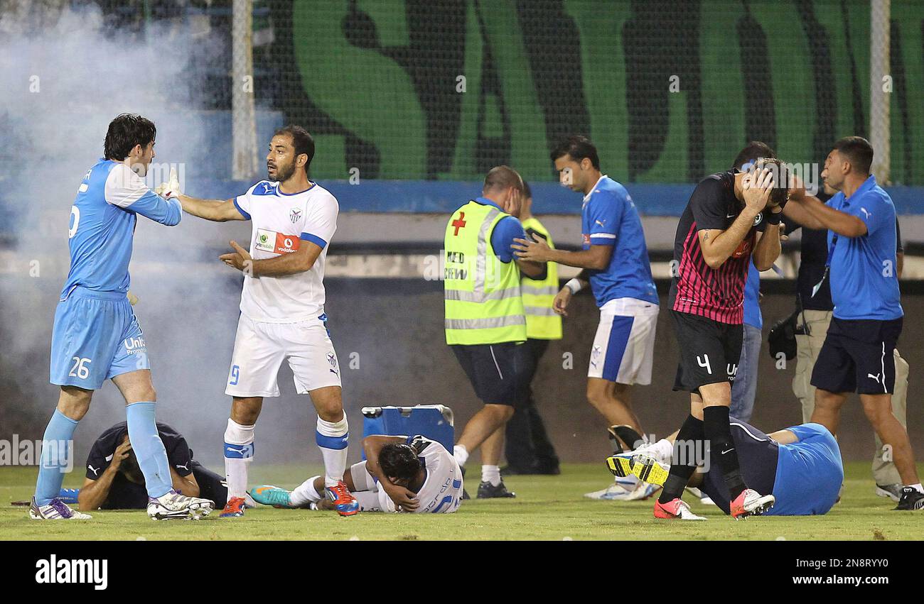 In this Sunday, Oct. 21, 2102, a powerful firecracker explodes on ...