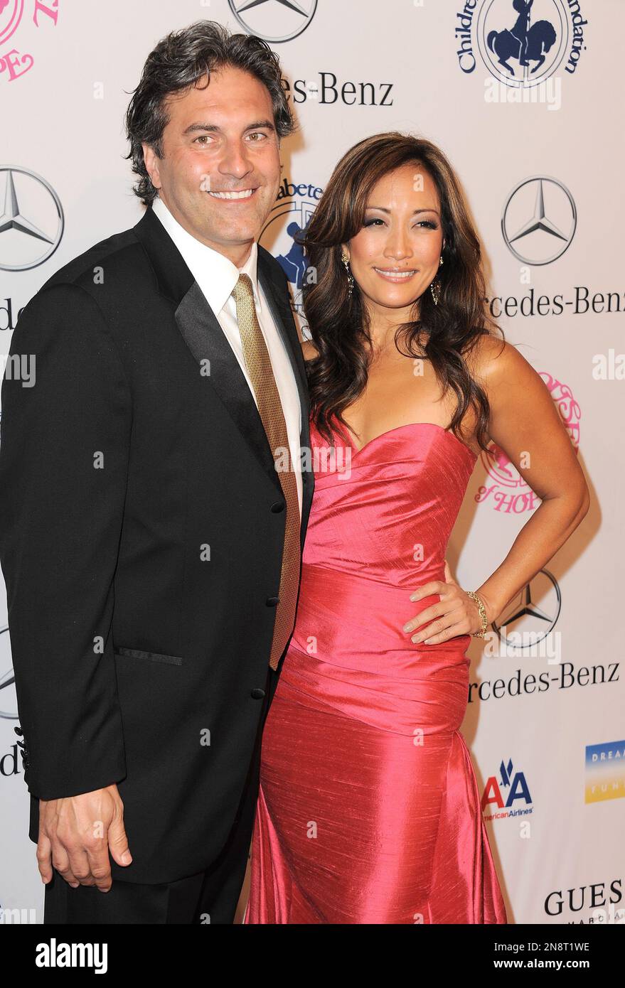 Jesse Sloan and Carrie Ann Inaba arrive at The Carousel of Hope at The ...