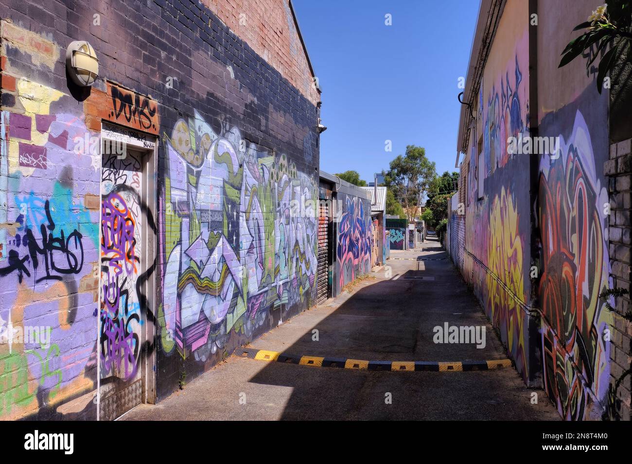 Perth: Street art along Mereny Lane, Highgate, Perth, Western Australia ...