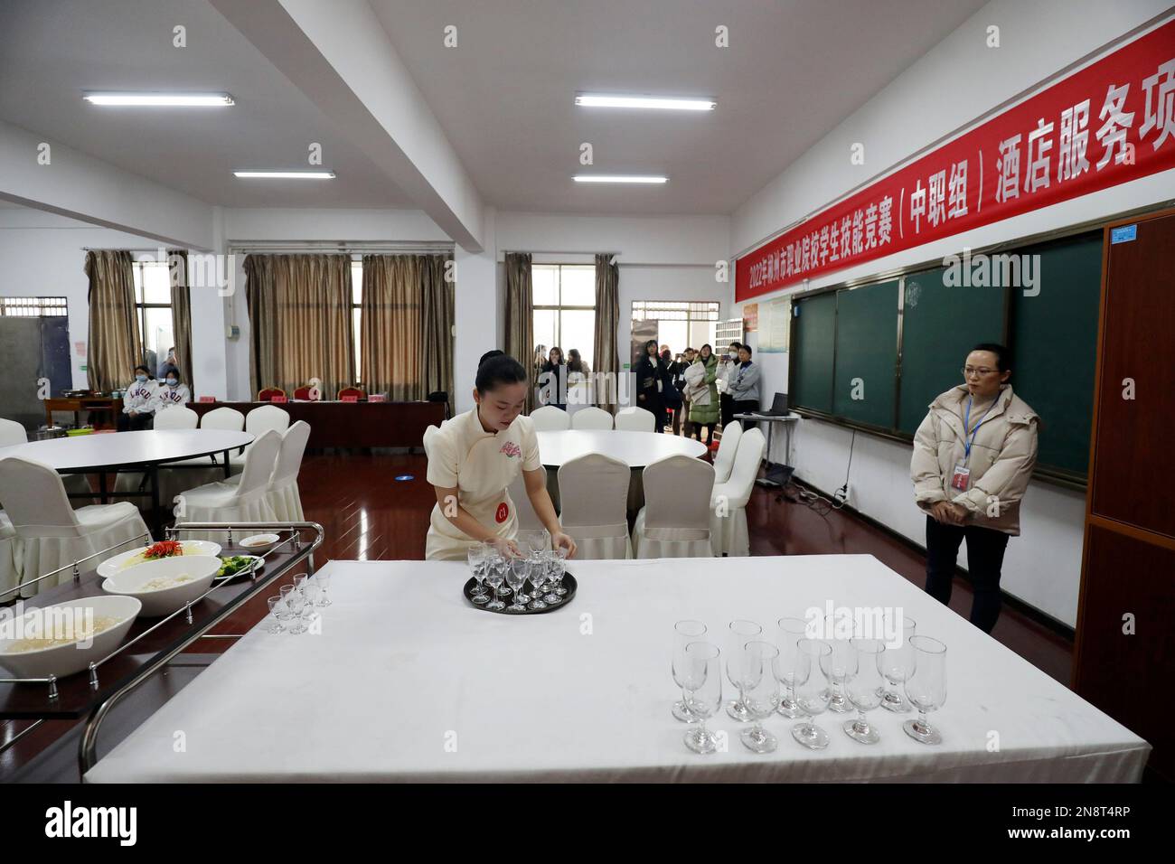 CHENZHOU, CHINA - FEBRUARY 10, 2023 - Participants participate in a ...