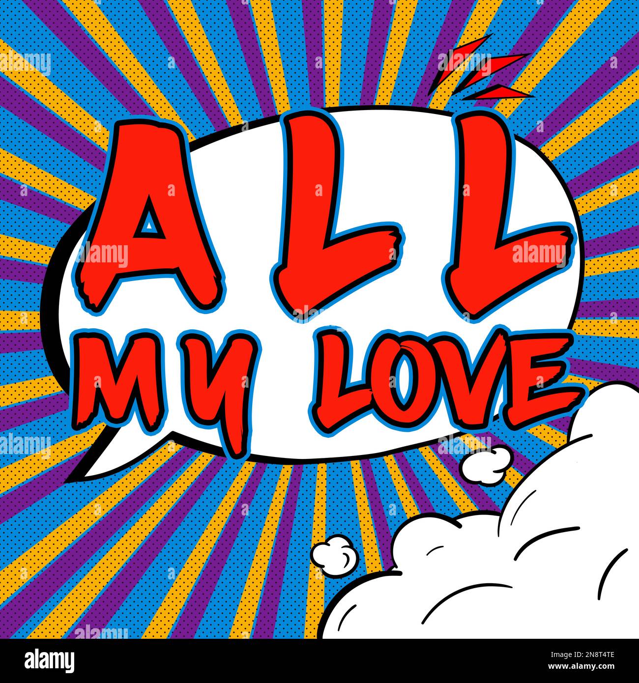 Sign displaying All My Love. Business overview The whole affection and ...