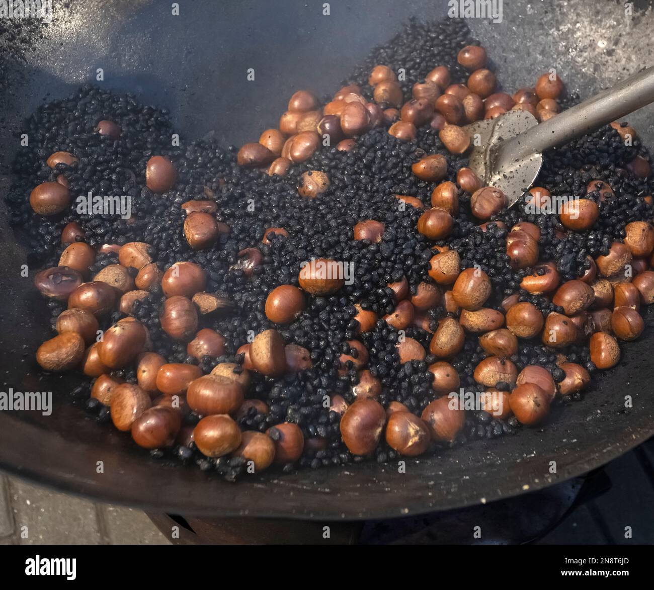 Traditional Roasted Chestnuts, Hong Kong, China Stock Photo - Alamy