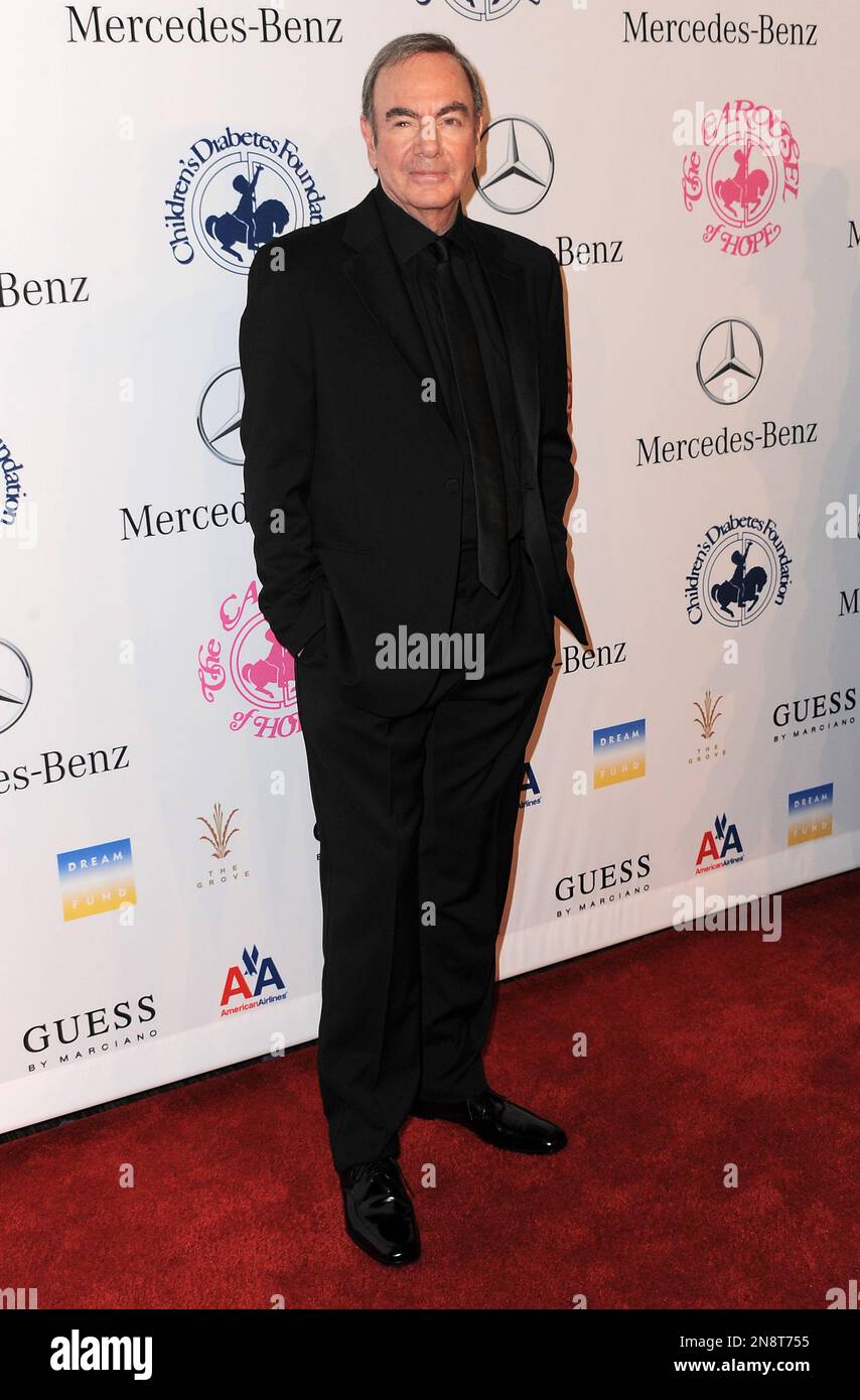 Neil Diamond arrives at The Carousel of Hope at The Beverly Hilton ...