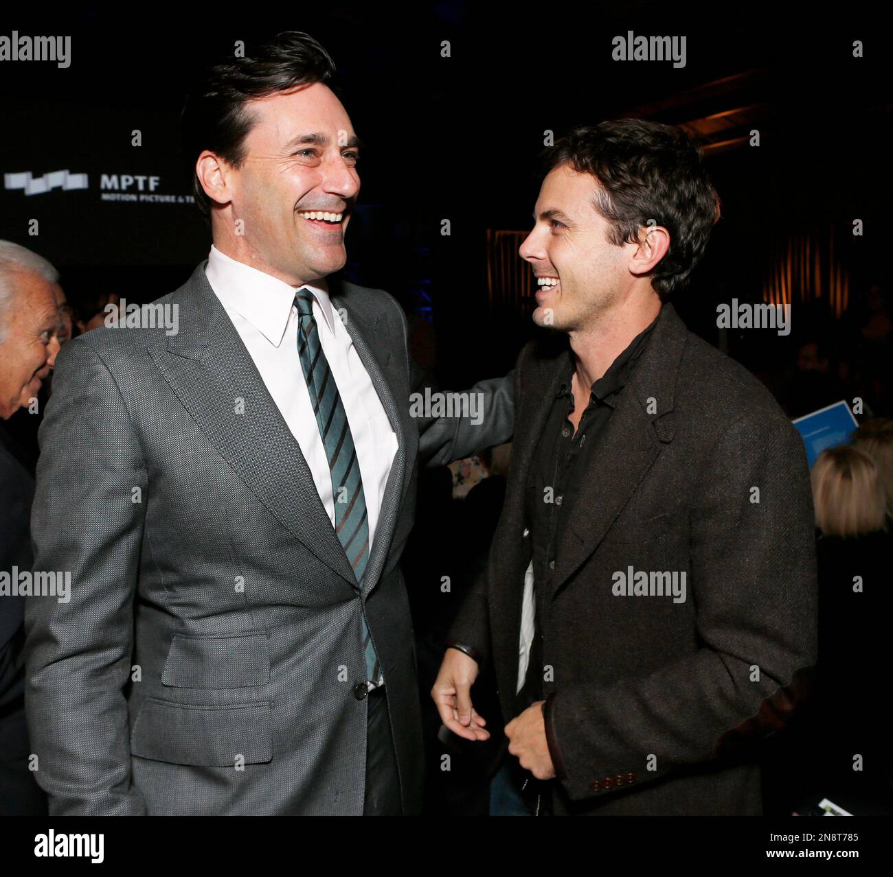 Jon Hamm and Casey Affleck attend the 2nd Annual Reel Stories, Real ...