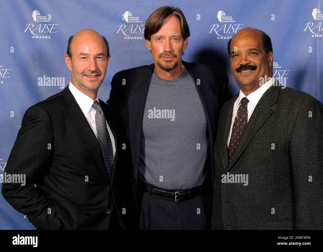 Jim Baranski, CEO of National Stroke Association, left, is seen with ...
