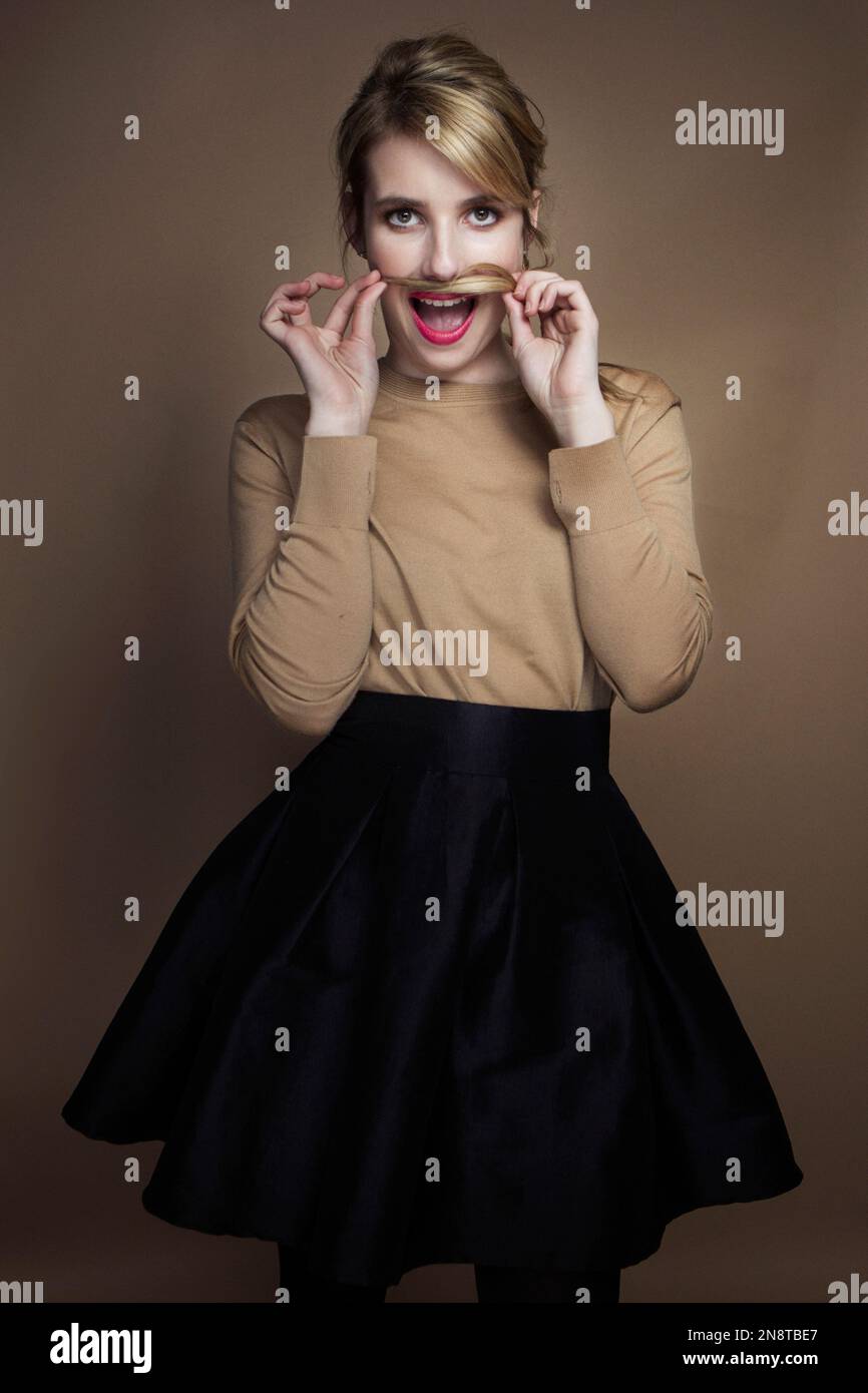 American actress, model and singer Emma Roberts poses for a portrait on ...