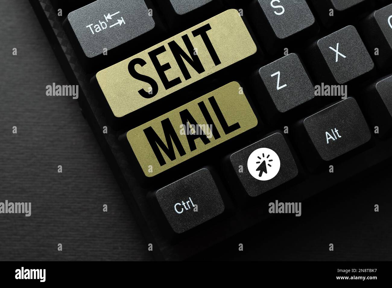 Conceptual caption Sent Mail. Business overview Event where a letter to ...