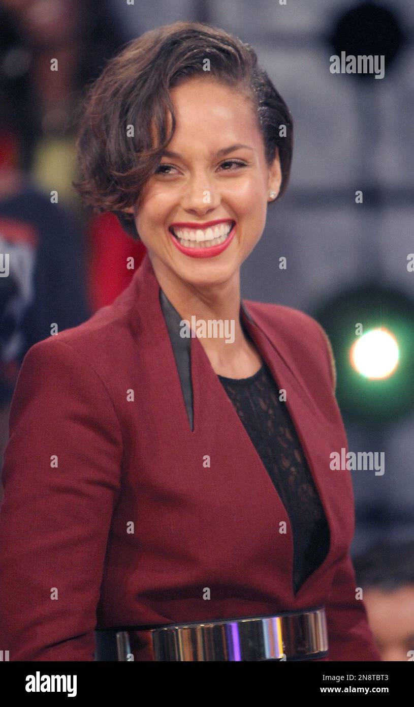 Singer Alicia Keys makes an appearance on BET's "106 & Park" video ...