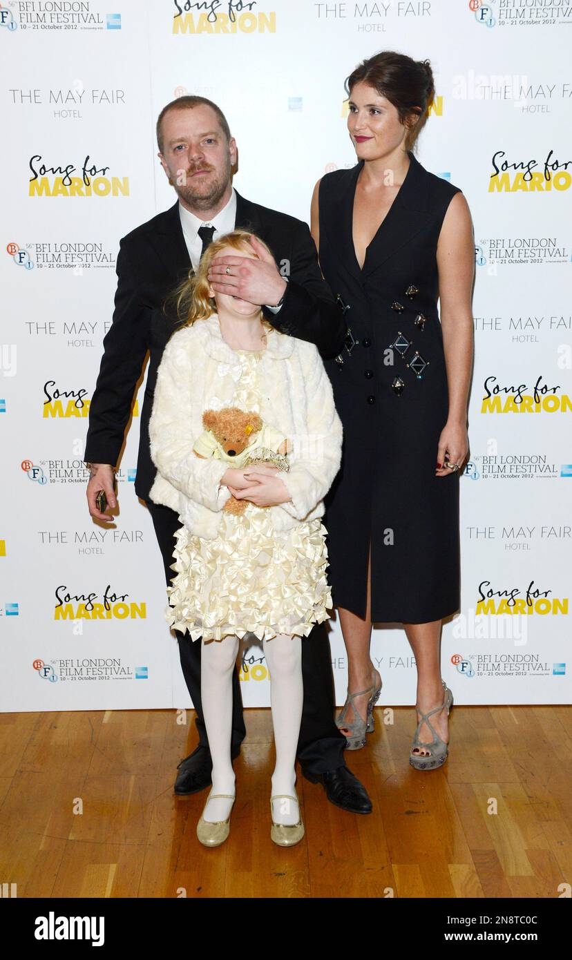 Paul Andrew Williams, Orla Hill, Gemma Arterton poses at London Film ...