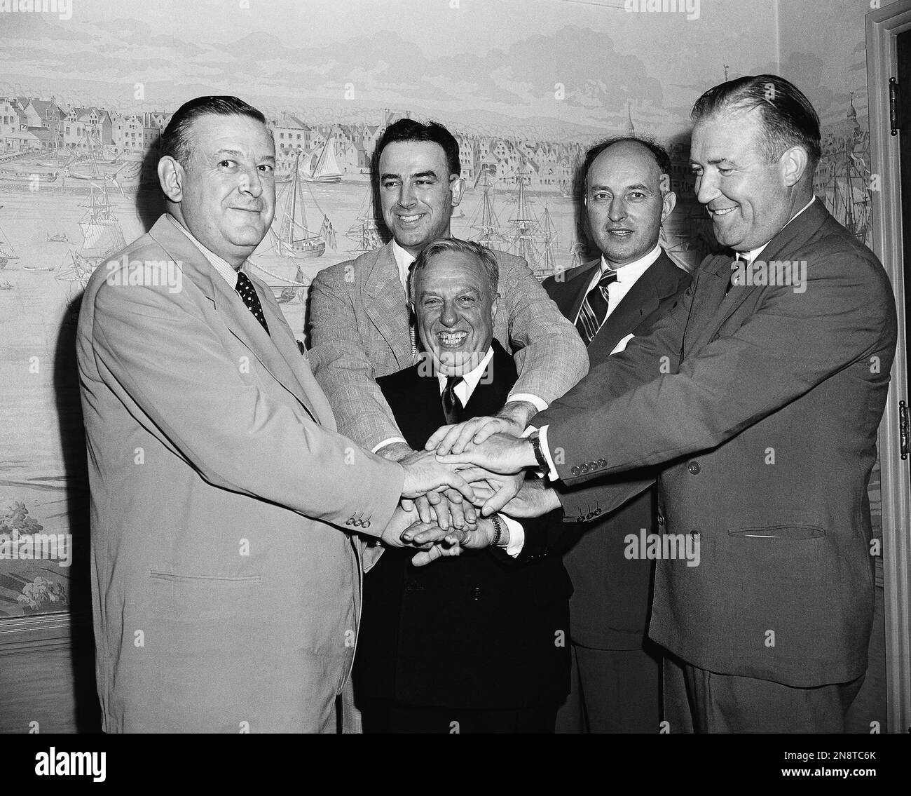 Representatives of the National Basketball League and Basketball ...