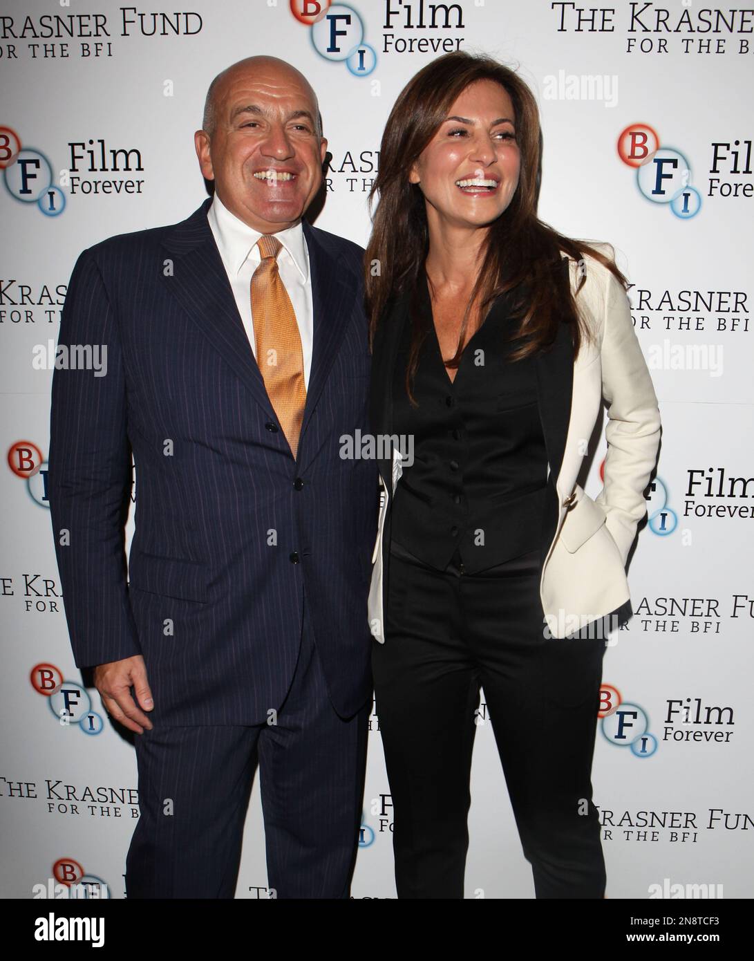 Alex Krasner, Ella Krasner attend the launch event for the Krasner Fund ...