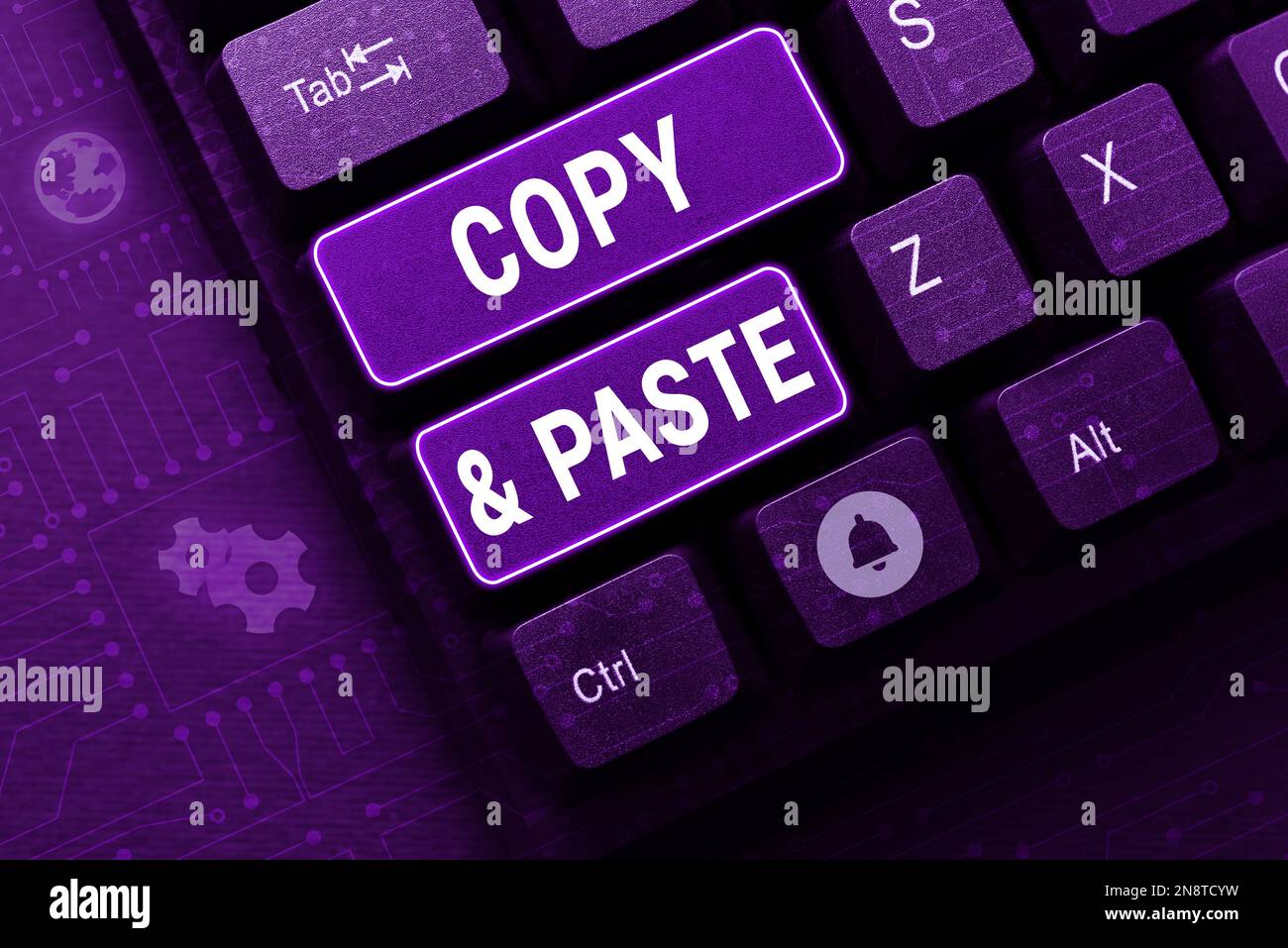 Sign displaying Copy Paste. Business approach an imitation, transcript ...